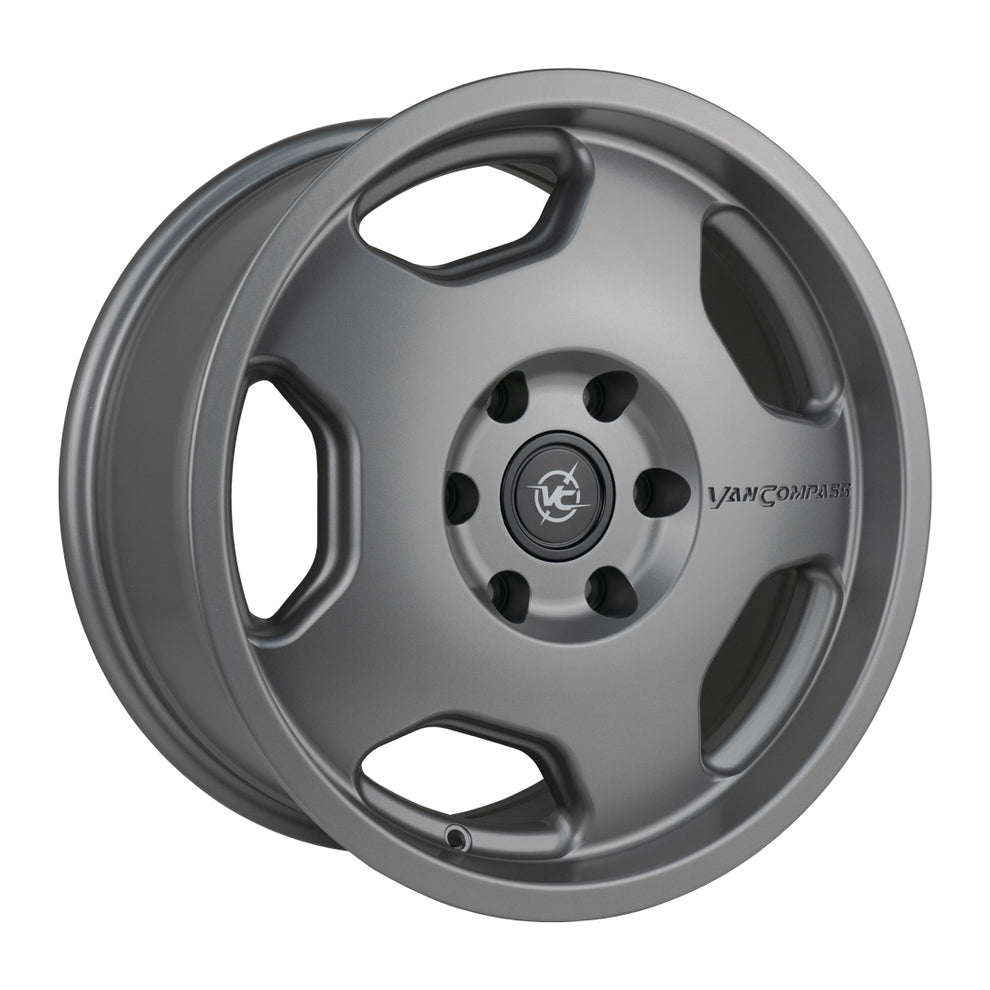 CHUNK - 17x8" WHEEL in SATIN TITANIUM by VAN COMPASS – Van Compass