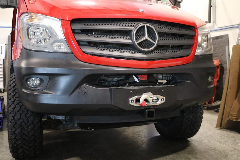 VAN COMPASS MERCEDES SPRINTER FRONT WINCH MOUNT (2015-2018 2500/3500 ...