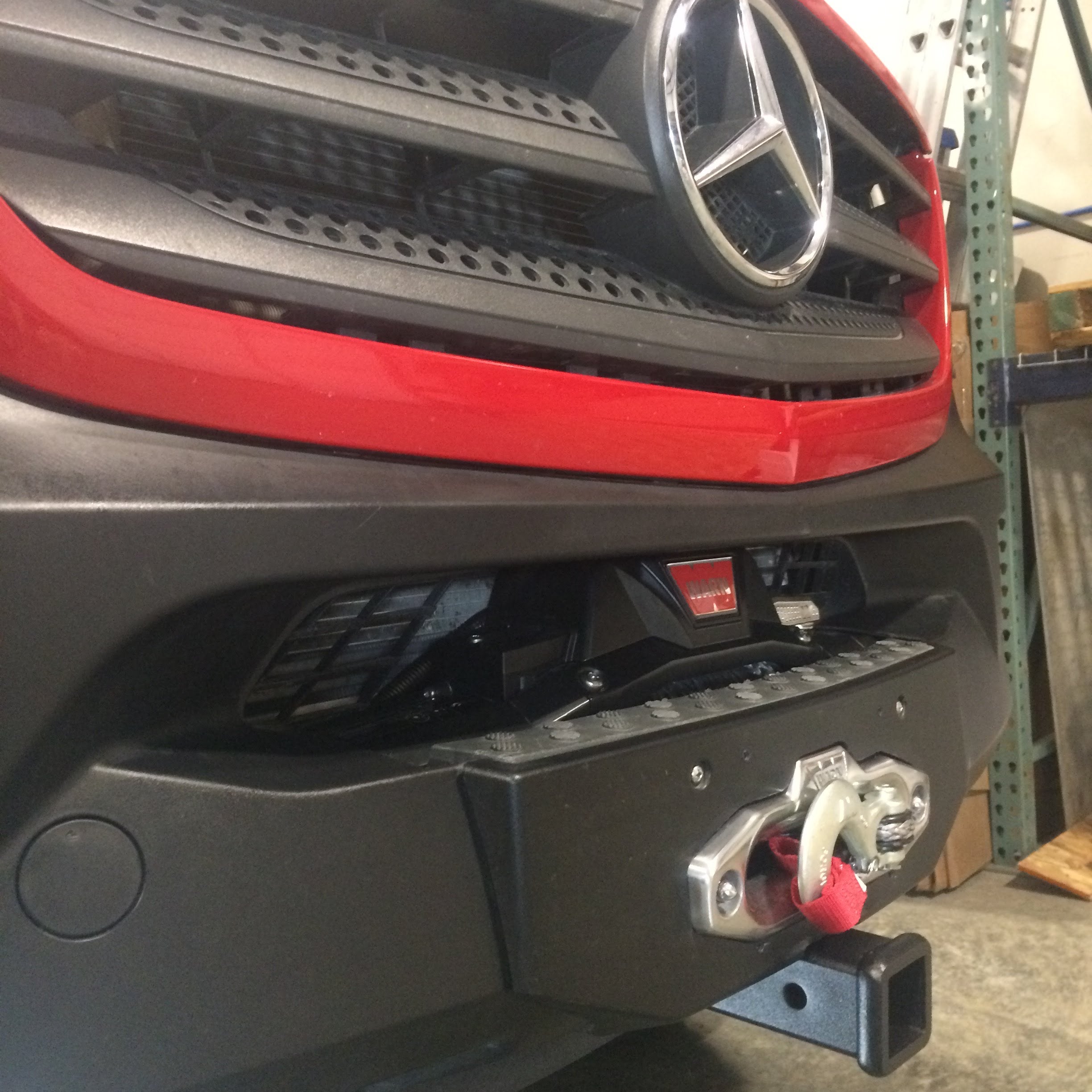 VAN COMPASS MERCEDES SPRINTER FRONT WINCH MOUNT (2015-2018 2500/3500 ...