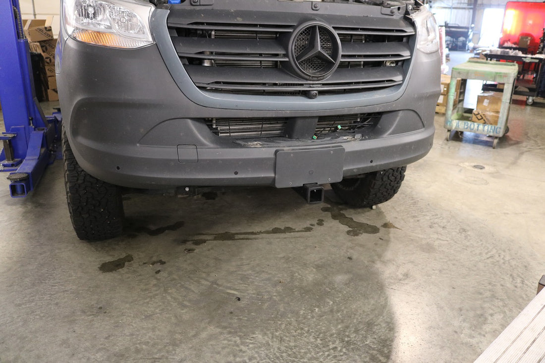 FRONT RECEIVER HITCH - SPRINTER (2015-UP) by VAN COMPASS – Van Compass